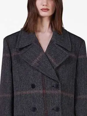 Stella McCartney Checked Wool Maxi Coat