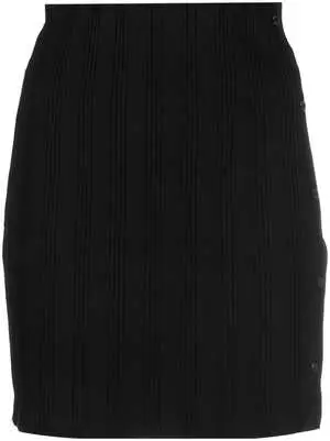 Calvin Klein Logo Patch Cotton Skirt