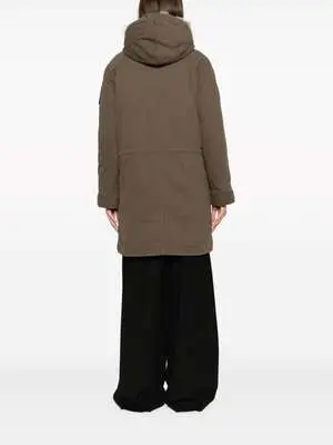 YVES SALOMON Shearling-trim Hooded Parka
