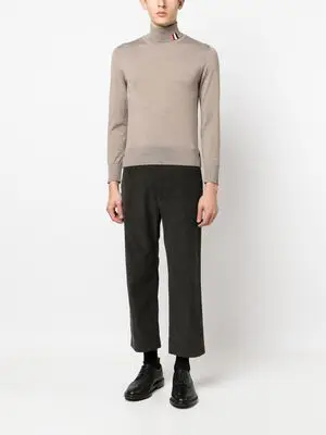 Thom Browne Fine Knit Roll-neck Jumper