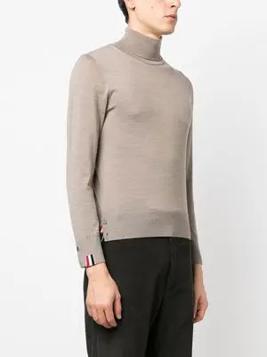 Thom Browne Fine Knit Roll-neck Jumper