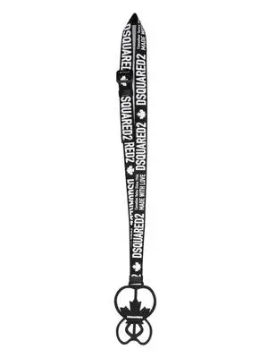 Dsquared2 Maple Leaf-plaque Logo-print Lanyard