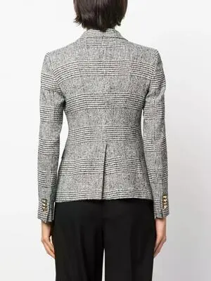 Tagliatore Check-print Double-breasted Blazer