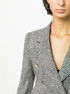 Tagliatore Check-print Double-breasted Blazer