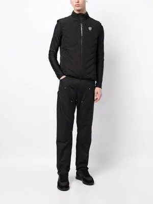 EA7 Logo-patch Padded Gilet