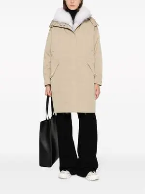 YVES SALOMON Hooded Midi Parka