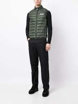 EA7 Padded Sleeveless Gilet - Green