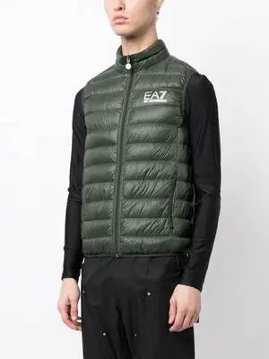 EA7 Padded Sleeveless Gilet - Green