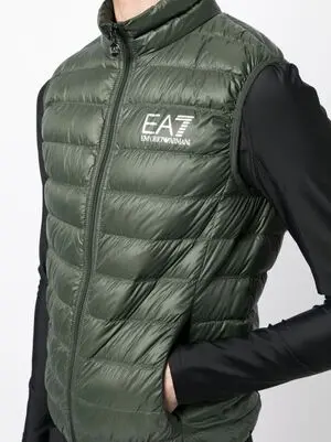 EA7 Padded Sleeveless Gilet - Green