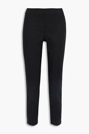 Red Valentino Cotton-blend Cady Slim-leg Pants