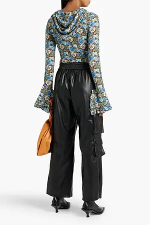 Les Reveries Wide-leg Cargo Pants