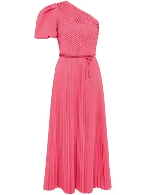 Rebecca Vallance One-shoulder Midi Dress - Pink
