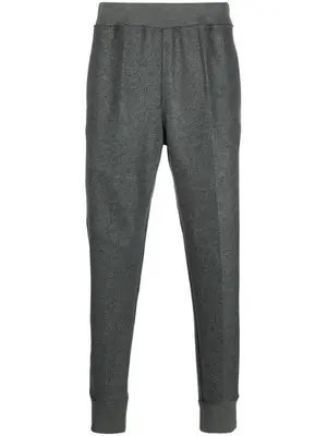 JIL SANDER Elasticated-waistband Wool Track Pants