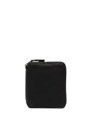 Comme Des Garçons Logo-stamp Leather Wallet - Black
