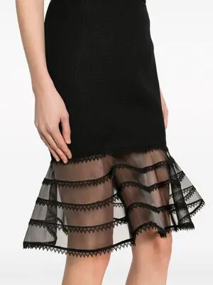 GEMY MAALOUF Jacquard Miniskirt
