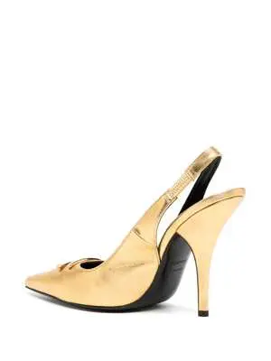 TOM FORD Logo-plaque Slingback Pumps
