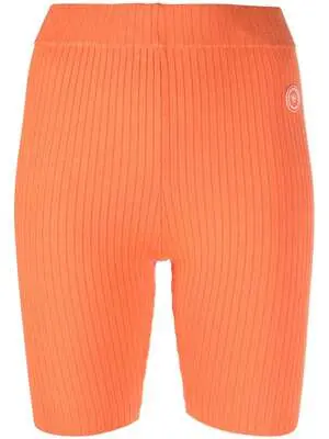SPORTY & RICH Logo-patch Biker Shorts