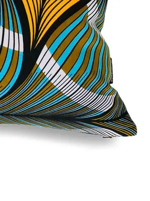 MUMUTANE Iki Intertwined Graphic-print Wool Cushion
