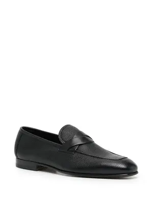 TOM FORD Sean Twist-detail Leather Loafers