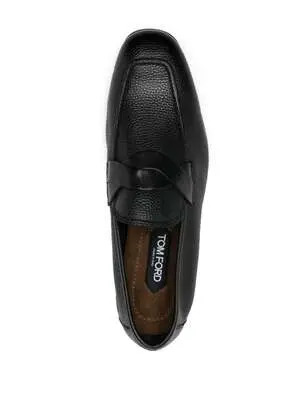 TOM FORD Sean Twist-detail Leather Loafers