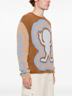 Gcds Wirdo Win Hairy Jacquard Jumper