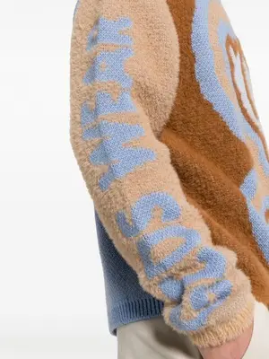 Gcds Wirdo Win Hairy Jacquard Jumper