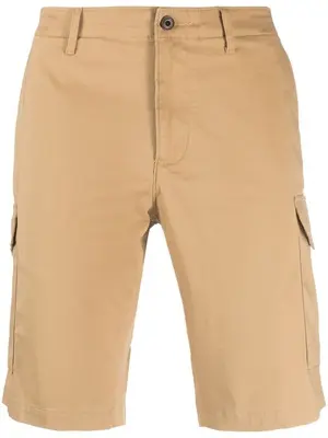 Tommy Hilfiger Harlem Logo-embroidered Cargo Shorts - Neutrals