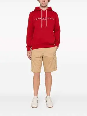 Tommy Hilfiger Harlem Logo-embroidered Cargo Shorts - Neutrals