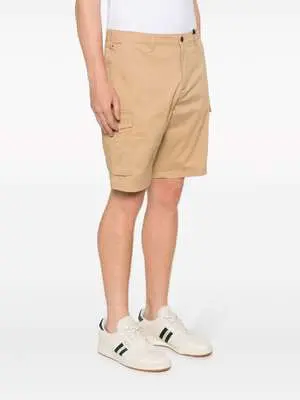 Tommy Hilfiger Harlem Logo-embroidered Cargo Shorts - Neutrals