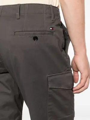 Tommy Hilfiger Harlem Logo-embroidered Cargo Shorts - Grey