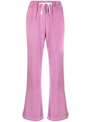 TOUT A COUP Stripe-trim Flared Trousers
