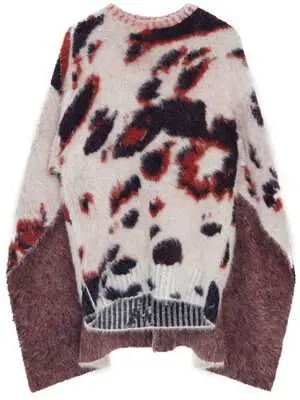 Stella McCartney Appaloosa Pony Jacquard Cape Jumper