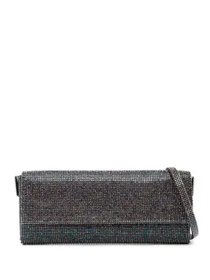 Benedetta Bruzziches Small Vittissima Spectre Crystal Bag - Black