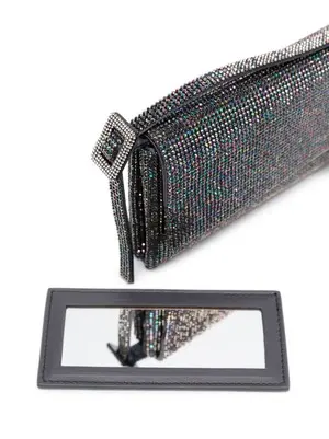 Benedetta Bruzziches Small Vittissima Spectre Crystal Bag - Black