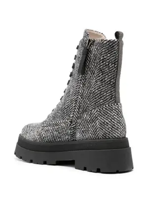 Fabiana Filippi Herringbone Ankle Boots