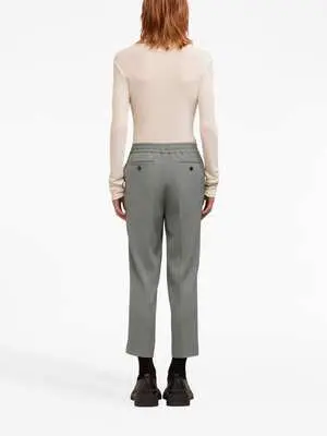 Ami Elasticated Cropped Trousers