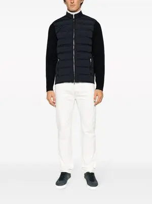Orlebar Brown Wallace Panelled Padded Jacket - Blue