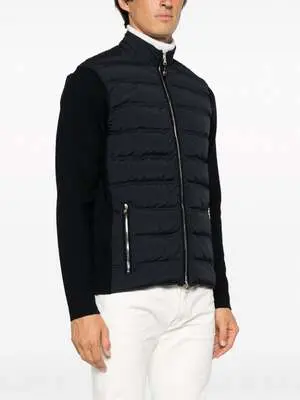 Orlebar Brown Wallace Panelled Padded Jacket - Blue
