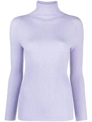 Fabiana Filippi Roll-neck Long-sleeve Jumper - Purple