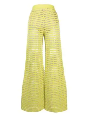 GENNY Semi-sheer Flared Trousers