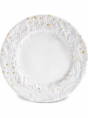 L'Objet Haas Mojave Desert Charger Plate - White