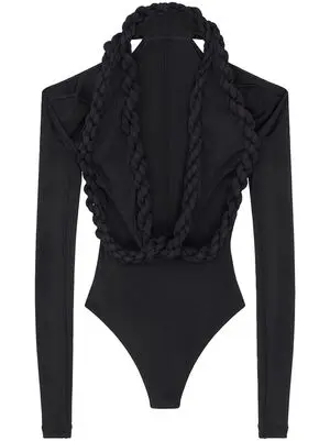 Stella McCartney Cut-out Braided Bodysuit