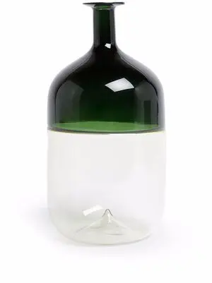 VENINI Bolle Tall Glass Vase - White