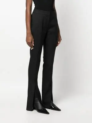 Off-White Tech Drill Flared Trousers - Black