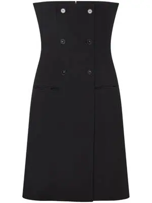 Stella McCartney Double-breasted Bustier Midi Dress