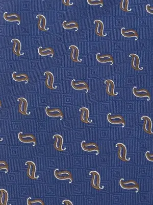 Brioni Paisley-pattern Silk Tie