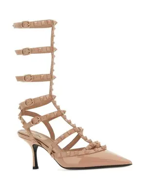 Valentino Garavani 70mm Rockstud Pumps - Neutrals