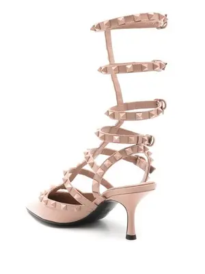 Valentino Garavani 70mm Rockstud Pumps - Neutrals