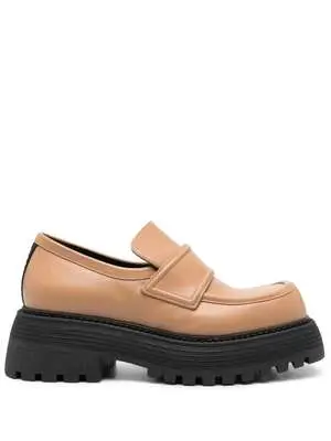 3JUIN 65mm Chunky Leather Loafers