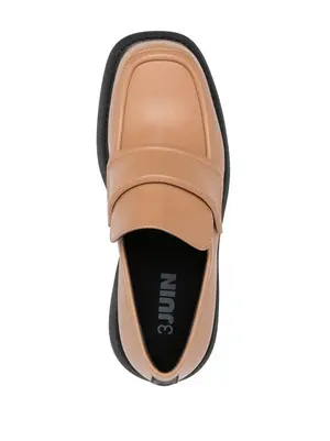 3JUIN 65mm Chunky Leather Loafers